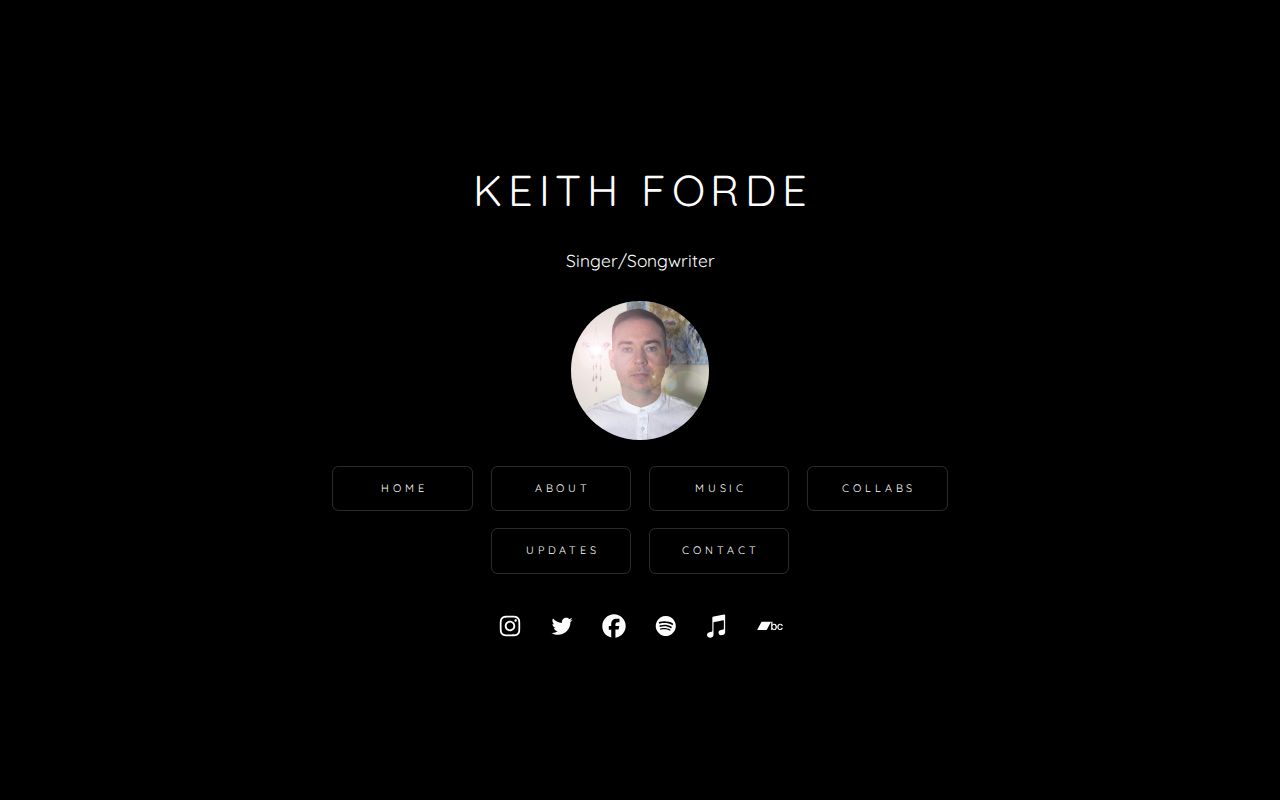 Official Website - Keith Forde